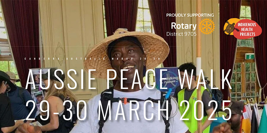 Aussie Peace Walk in Canberra, ACT