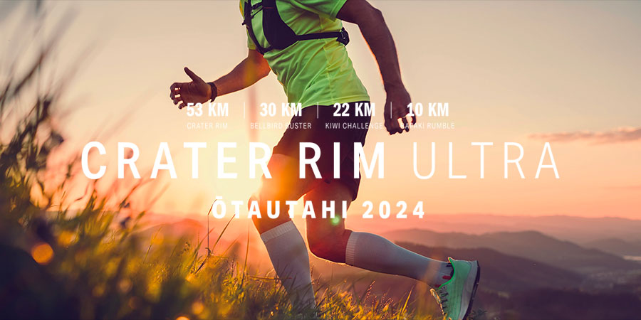 Crater Rim Ultra Trail Run 2024 in Christchurch