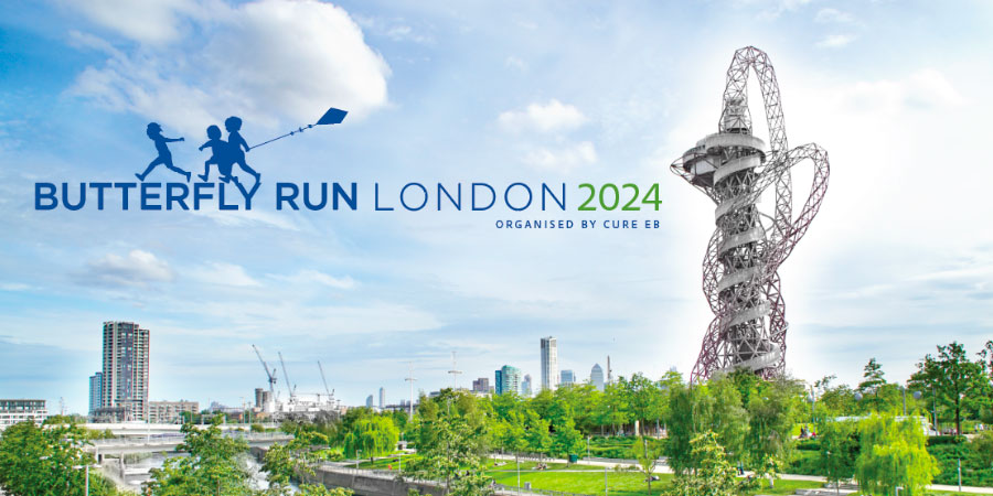 Cure EB Butterfly Run at Queen Elizabeth Olympic Park, London
