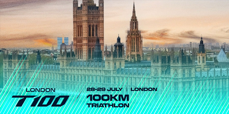London T100 Triathlon on 28 July 2024