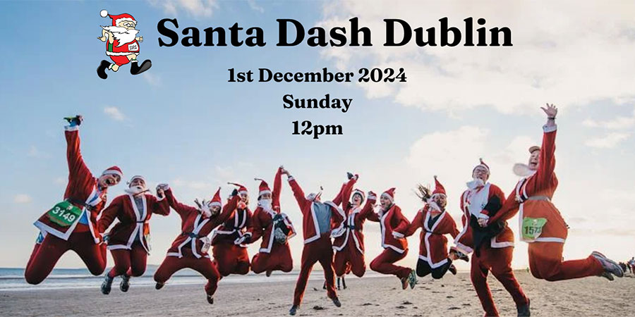 Santa Dash Dublin December 2024 | St Anne’s Park, Clontarf