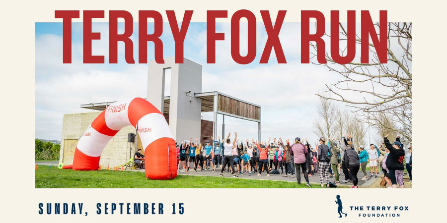 Terry Fox Run in Auckland, NZ