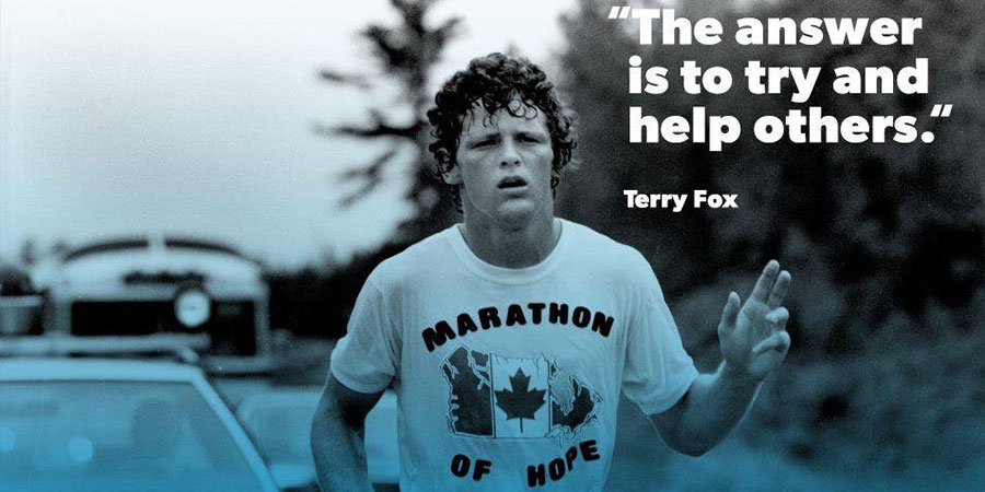 Terry Fox Fun Run/Walk in Meadowbank, NSW