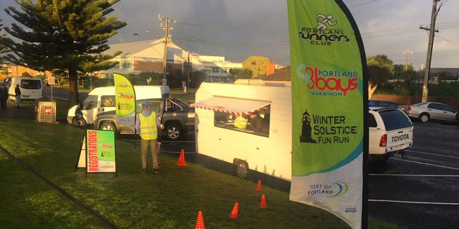 Winter Solstice Fun Run in Portland, Victoria
